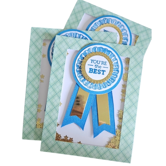 Hand Crafted | Office | Set Of Three Handcrafted Blank Congratulations ...